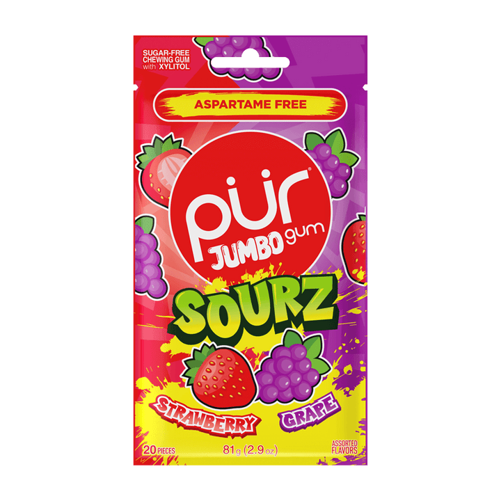 PUR Jumbo SOURZ Gum – The PUR Company